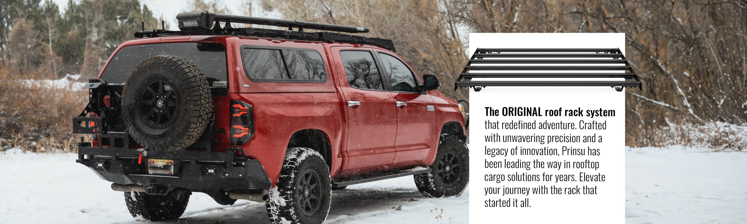 Universal Top Rack 5.5x54 for Gear Storage | Prinsu